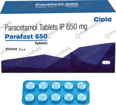 Parafast 650 MG Tablet (10): Uses, Side Effects, Price & Dosage | PharmEasy