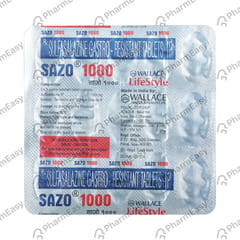 Sazo 1 G Tablet (10): Uses, Side Effects, Price & Dosage | PharmEasy