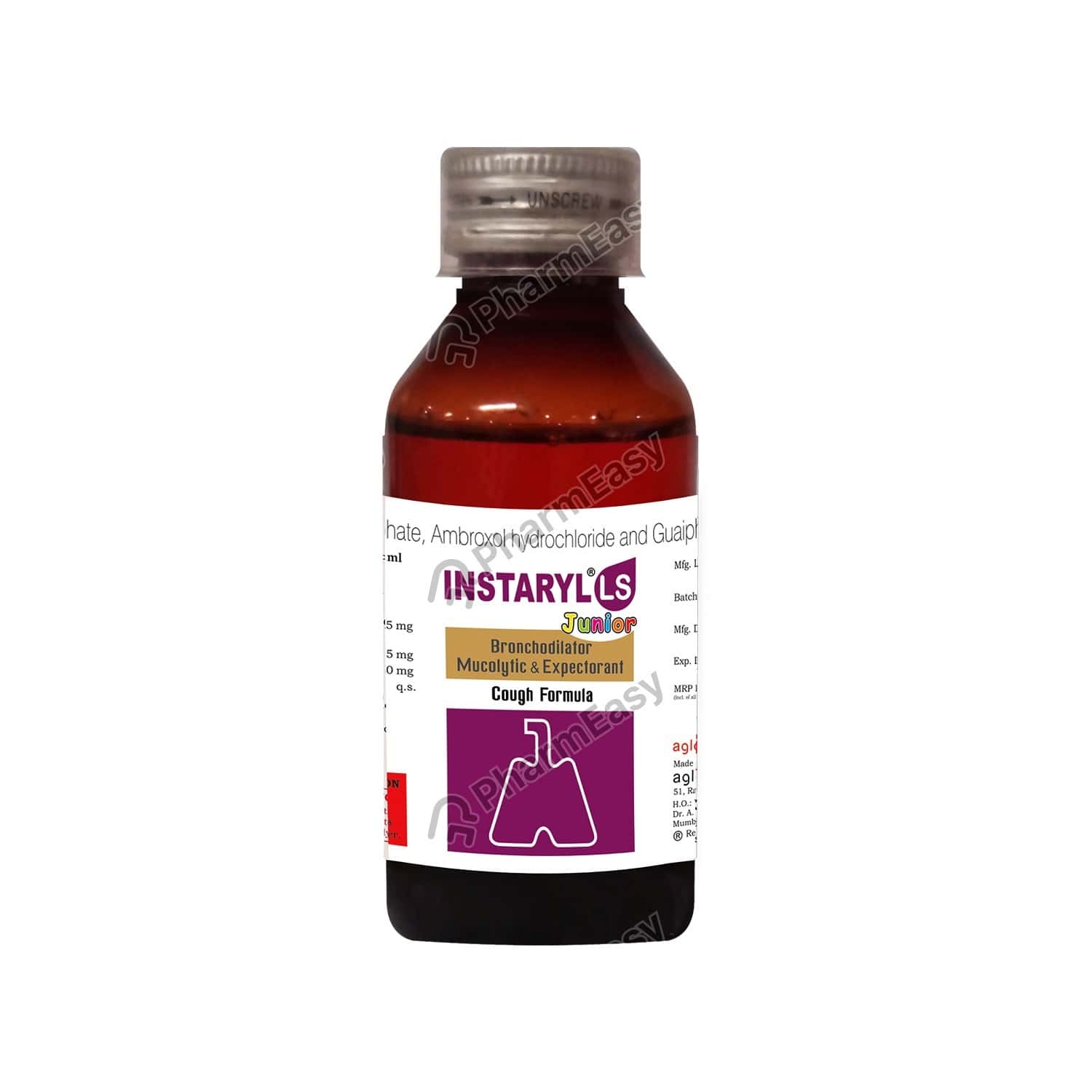 Buy Instaryl Ls Junior Bottle Of 60ml Expectorant Online at Flat 18% ...