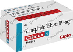 Glimda 4 MG Tablet (10): Uses, Side Effects, Price & Dosage | PharmEasy