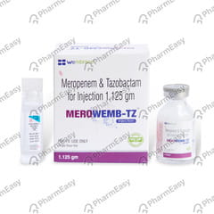 Buy Merowemb Tz 1.125gm Dry Vial Of 1 Powder For Injection Online at ...