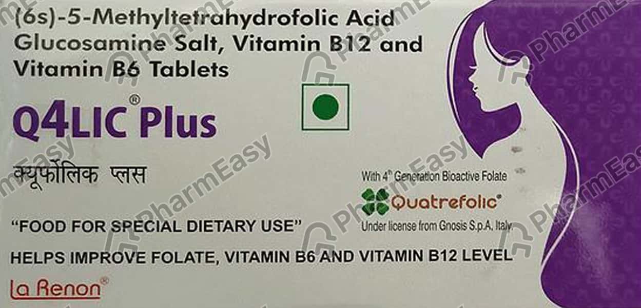 Buy Q4lic Plus Strip Of 10 Tablets Online at Flat 18% OFF* | PharmEasy