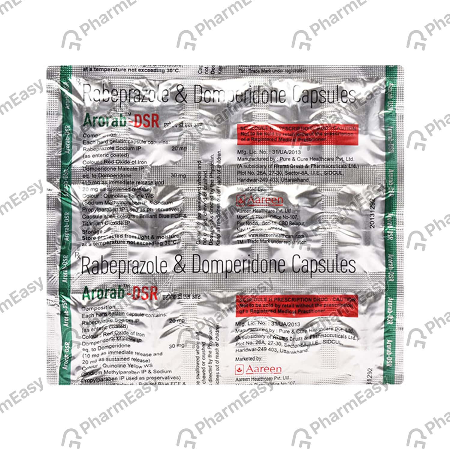 Arorab Dsr Strip Of 15 Capsules: Uses, Side Effects, Price & Dosage ...