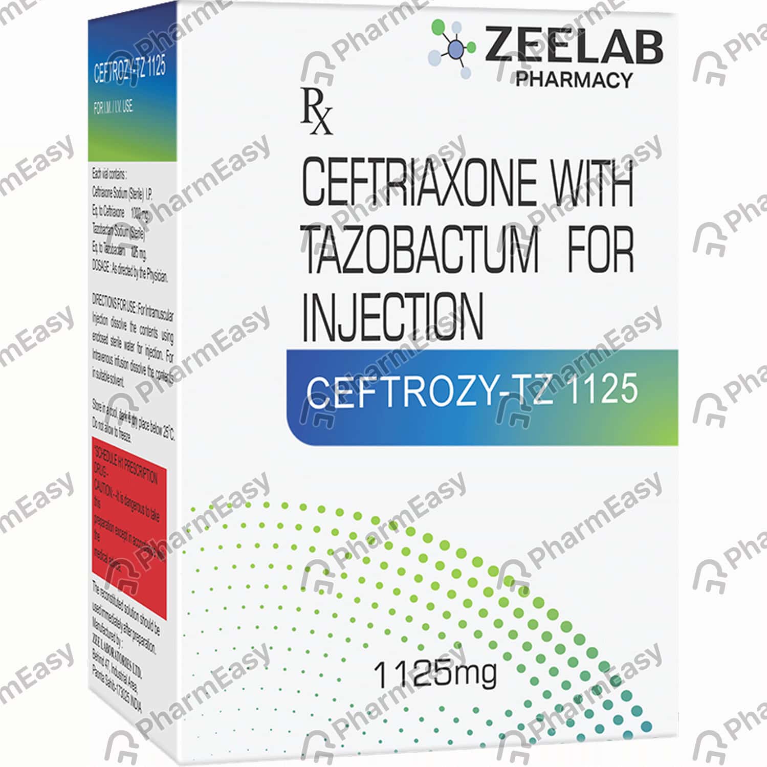 Buy Ceftrozy Tz 1125mg Dry Vial Of 1 Powder For Injection Online at ...