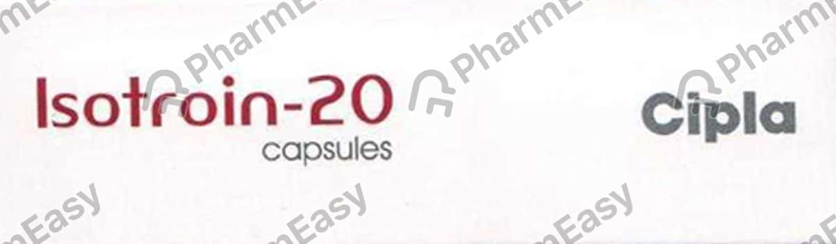 Isotroin 20 MG Capsule (15): Uses, Side Effects, Price & Dosage | PharmEasy