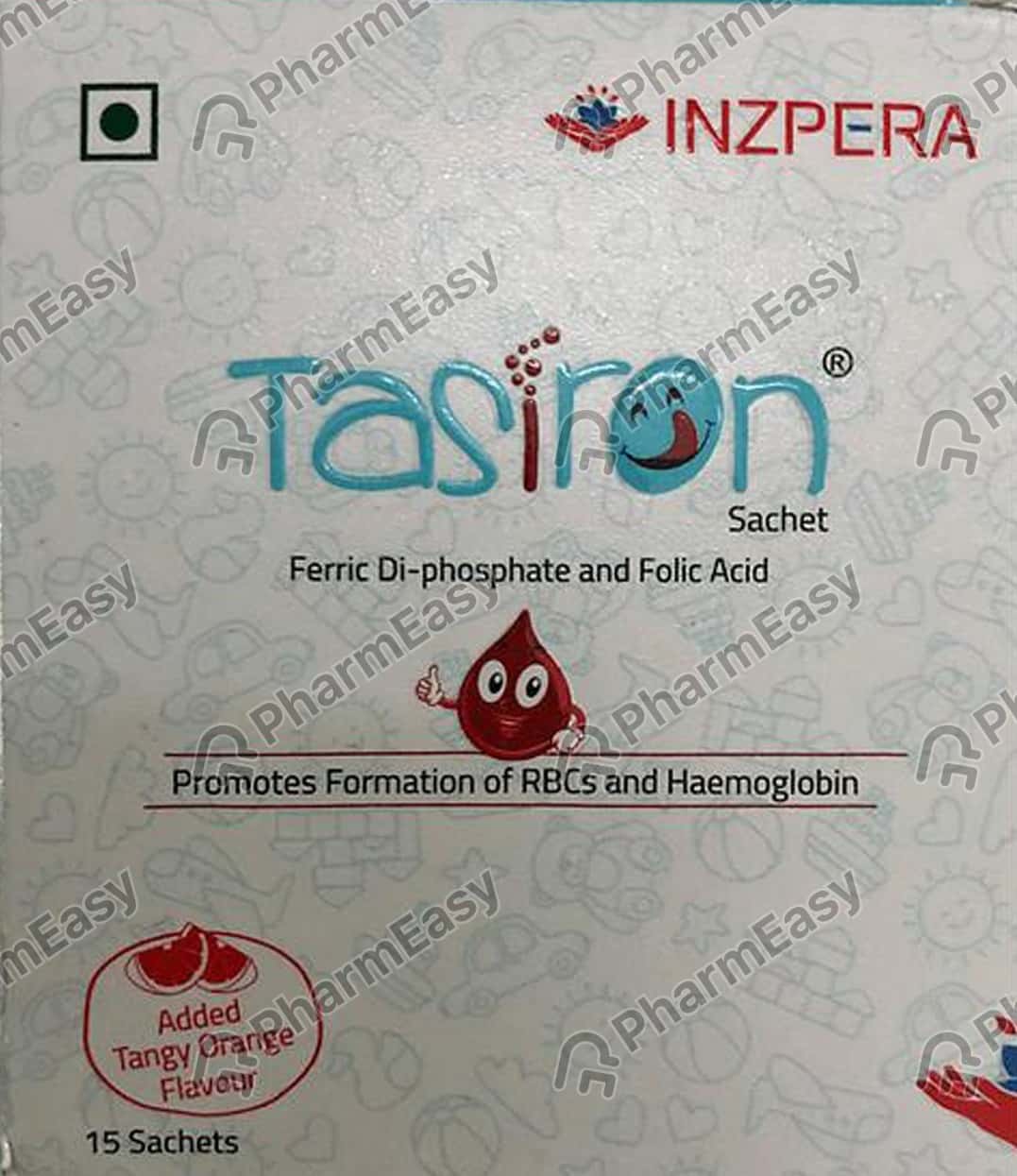 Buy Tasiron Tangy Orange Flavour Box Of 15*0.75gm Powder Online at Flat ...