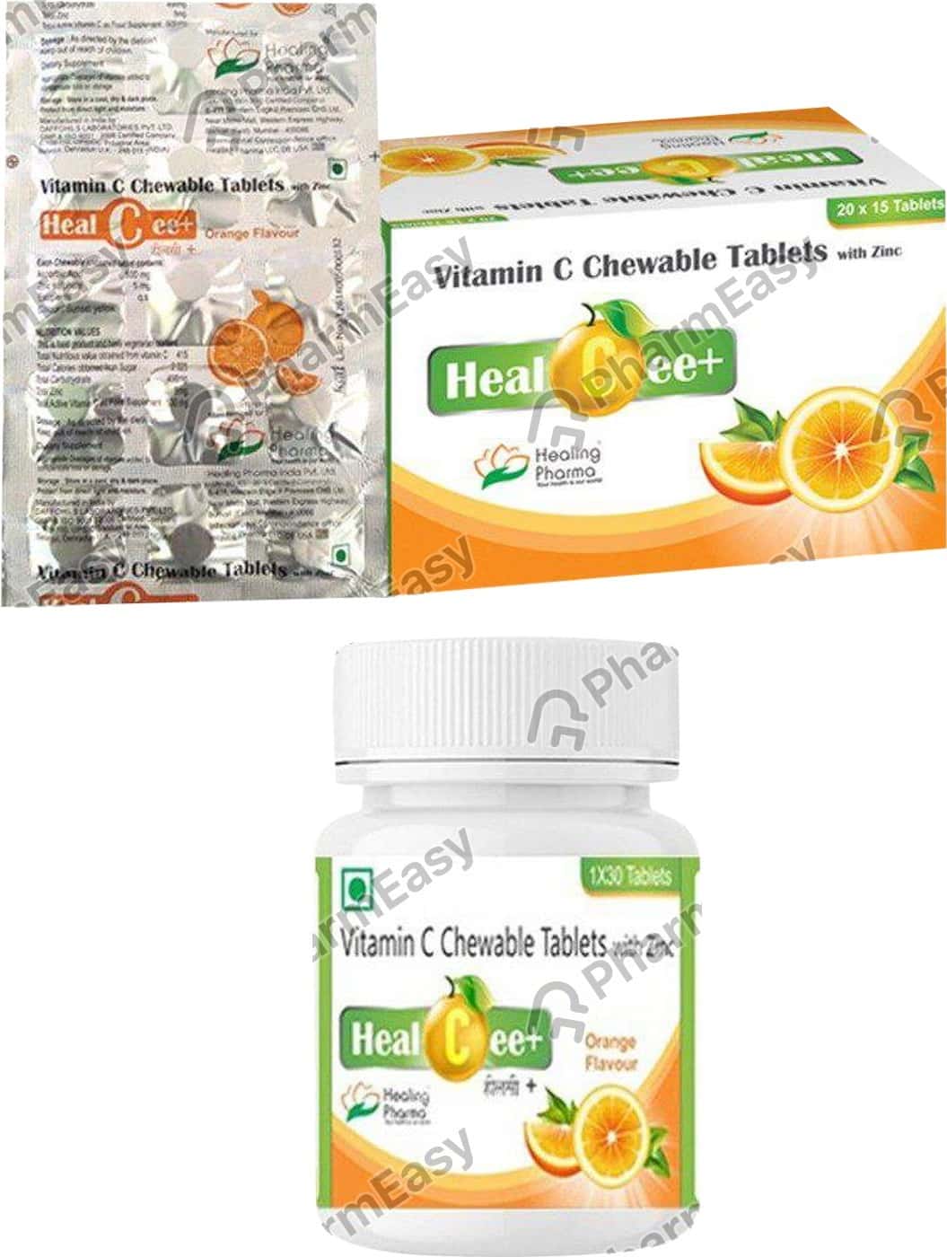 Buy Markcee 500mg Orange Flavour Strip Of 15 Chewable Tablets Online at ...