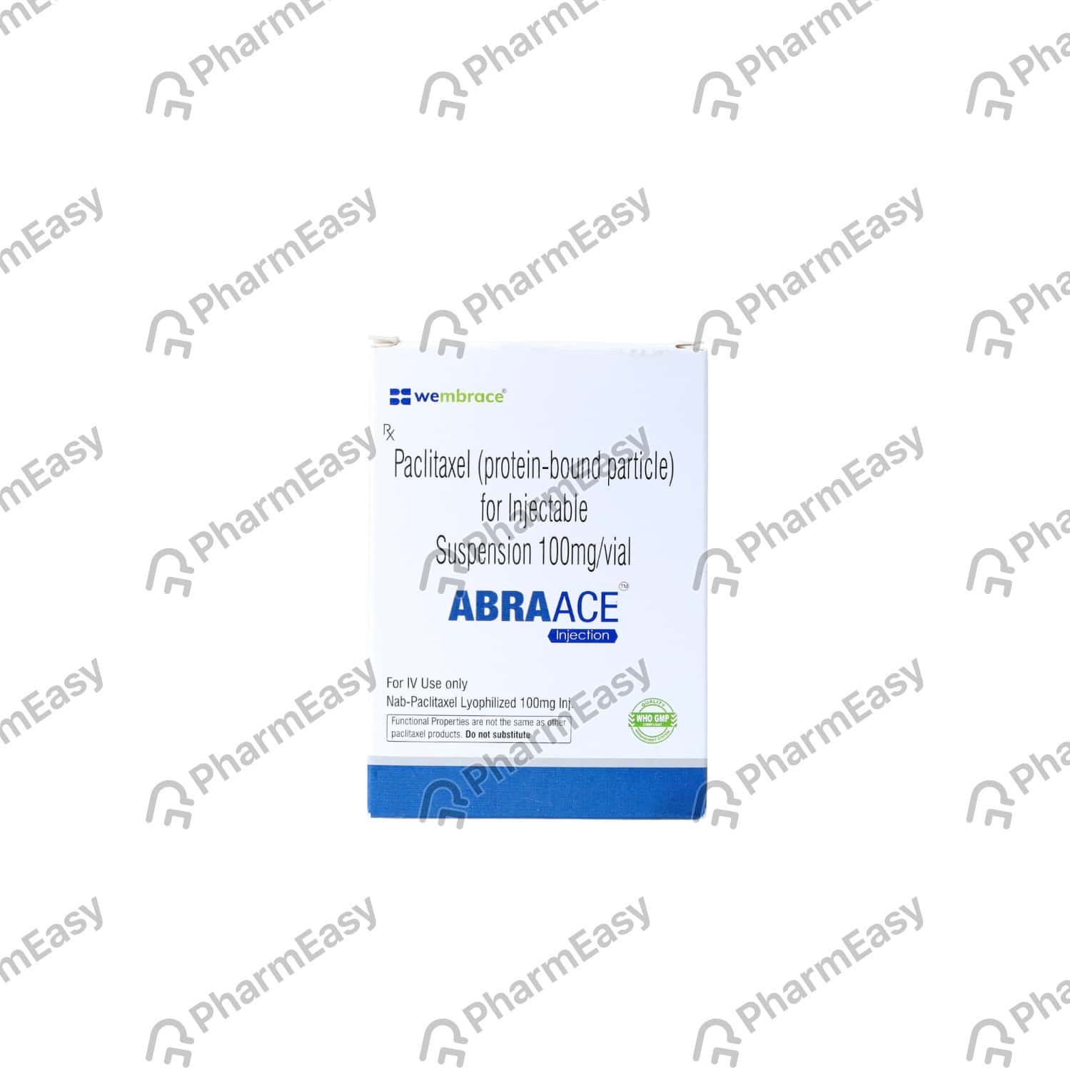 Buy Abraace 100 MG Powder For Injection (1) Online at Flat 15% OFF ...