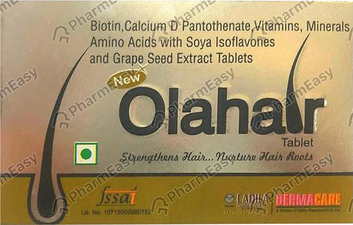 Buy New Olahair Strip Of 10 Tablets Online at Flat 15% OFF | PharmEasy