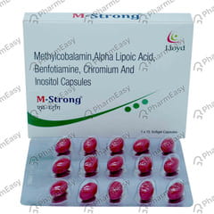 Buy M Strong Strip Of 15 Softgel Capsules Online & Save Up to 24% at ...