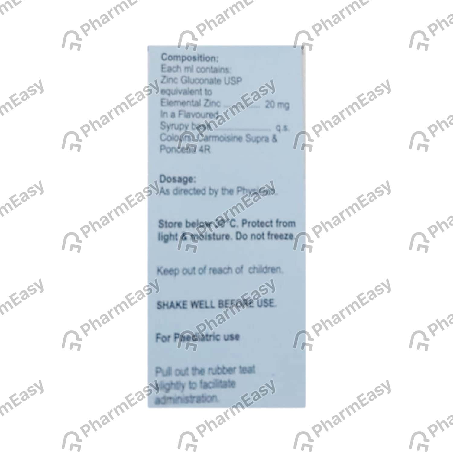 Zn20 20 MG Oral Drop (15): Uses, Side Effects, Price & Dosage | PharmEasy