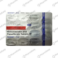 Rosimit F 10mg Strip Of 15 Tablets: Uses, Side Effects, Price & Dosage ...