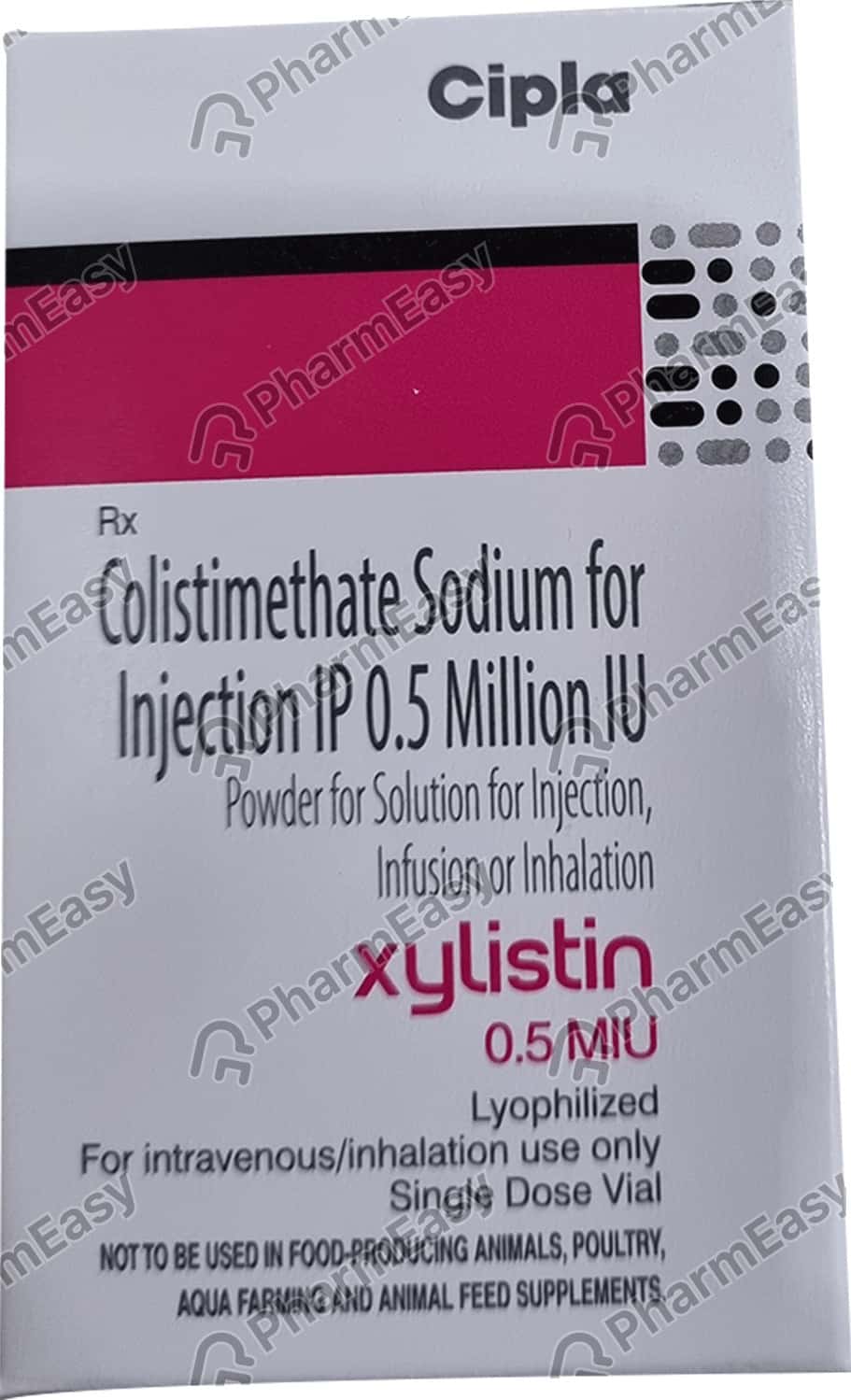 Buy Xylistin 500000 IU Powder For Injection (1) Online & Save Up to 24% ...
