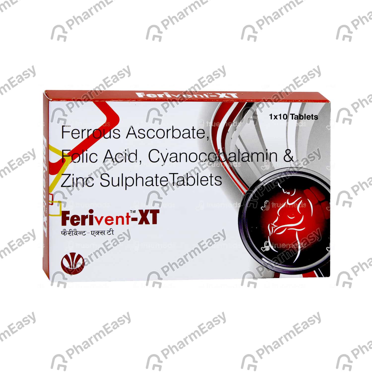 Ferivent Xt Strip Of 10 Tablets: Uses, Side Effects, Price & Dosage ...