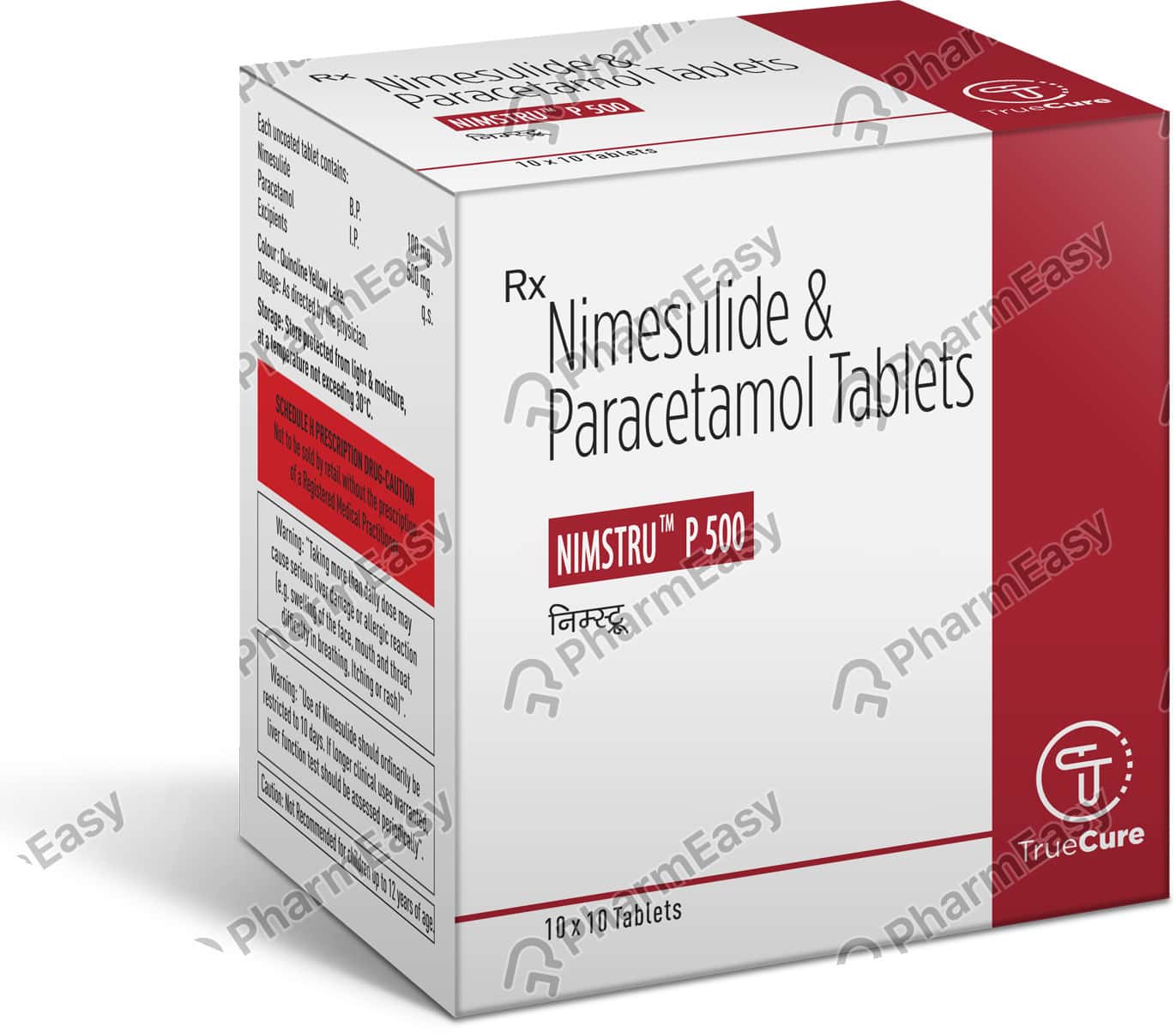 Nimstru P 500mg Strip Of 10 Tablets: Uses, Side Effects, Price & Dosage ...