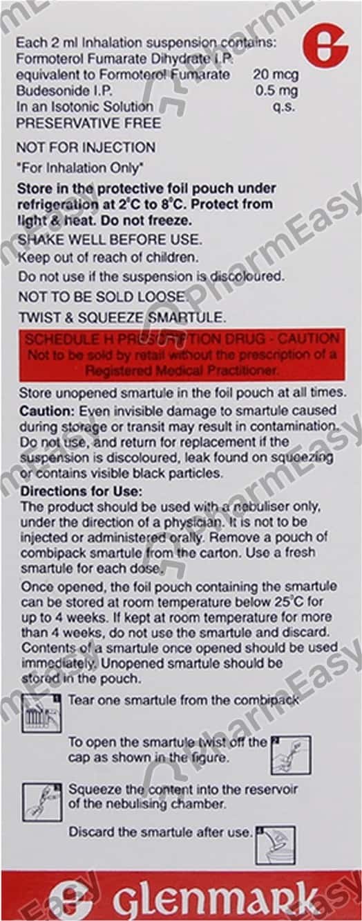 Buy Nebzmart Fb 0.5mg 2ml Packet Of 7 Smartule Online at Flat 15% OFF ...