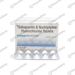 Gabagesic Nt 400/10mg Strip Of 10 Tablets: Uses, Side Effects, Price ...