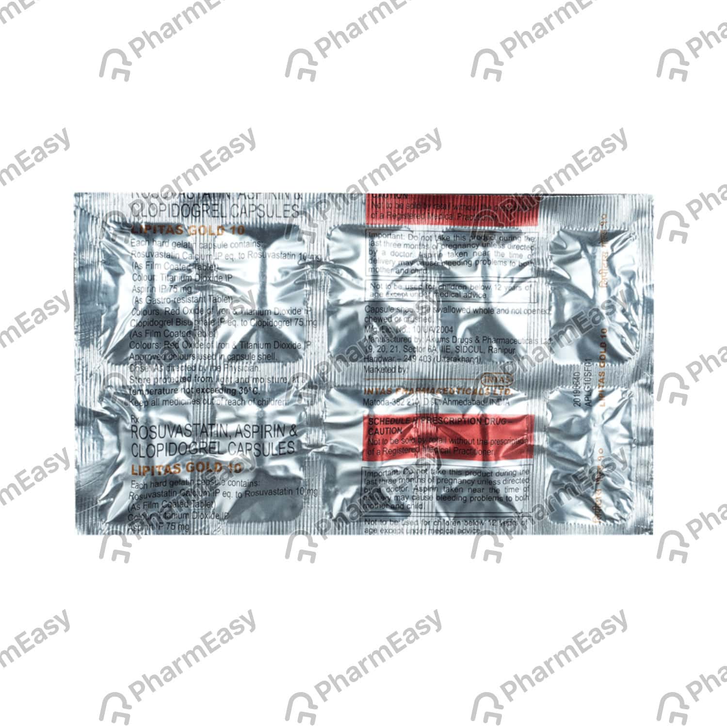 Lipitas Gold 10/75/75mg Strip Of 10 Capsules: Uses, Side Effects, Price ...