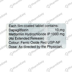 Dapavel M 10/1000mg Strip Of 10 Tablets: Uses, Side Effects, Price & Dosage | PharmEasy