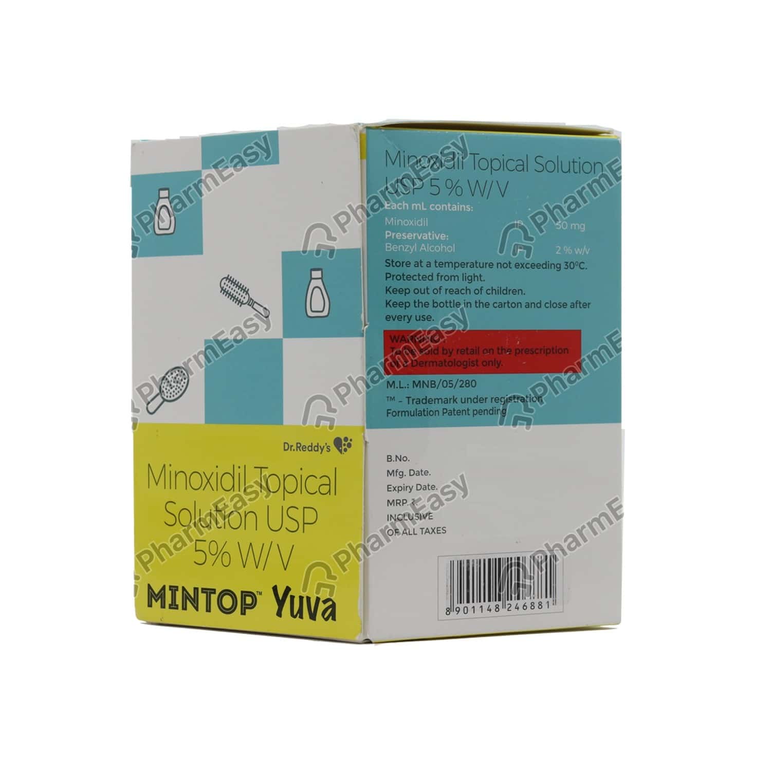 Buy Mintop Yuva 5 %W/V Skin Solution (60) Online at Flat 18% OFF ...