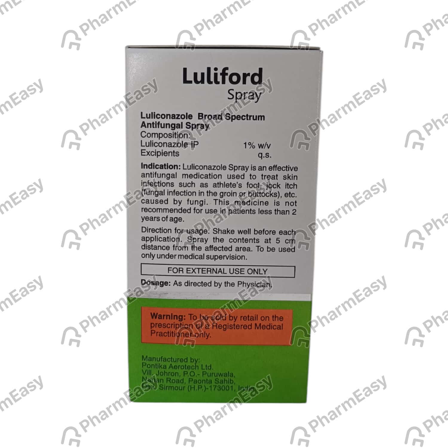 Luliford 1 %W/V Spray (30): Uses, Side Effects, Price & Dosage | PharmEasy