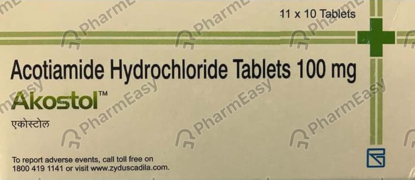 Akostol 100 MG Tablet (10): Uses, Side Effects, Price & Dosage | PharmEasy