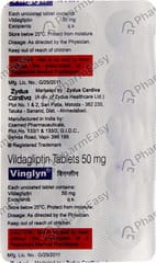 Vinglyn 50 MG Tablet (15): Uses, Side Effects, Price & Dosage | PharmEasy