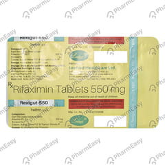 Rexigut 550 MG Tablet (10): Uses, Side Effects, Price & Dosage | PharmEasy