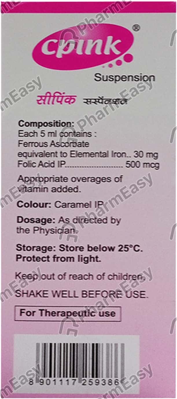 Buy Cpink Bottle Of 200ml Suspension Online at Flat 15% OFF | PharmEasy