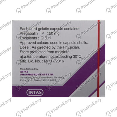 Pregabid 150 MG Tablet (10): Uses, Side Effects, Price & Dosage | PharmEasy