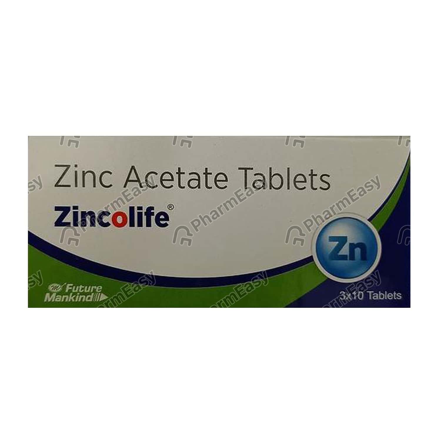 Buy Zincolife 50 MG Tablet (10) Online at Flat 18% OFF* | PharmEasy
