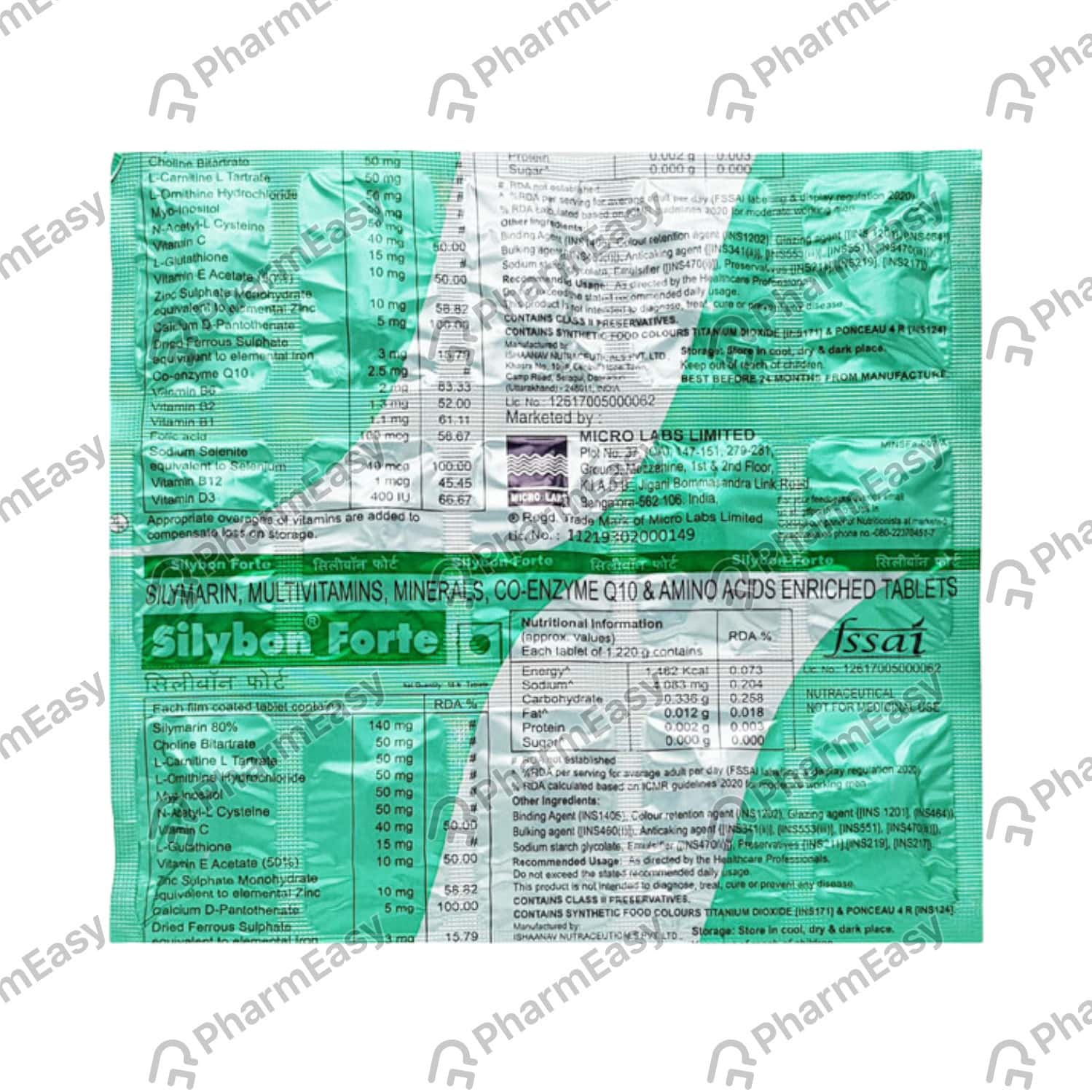 Buy Silybon Forte Strip Of 15 Tablets Online at Flat 15% OFF | PharmEasy