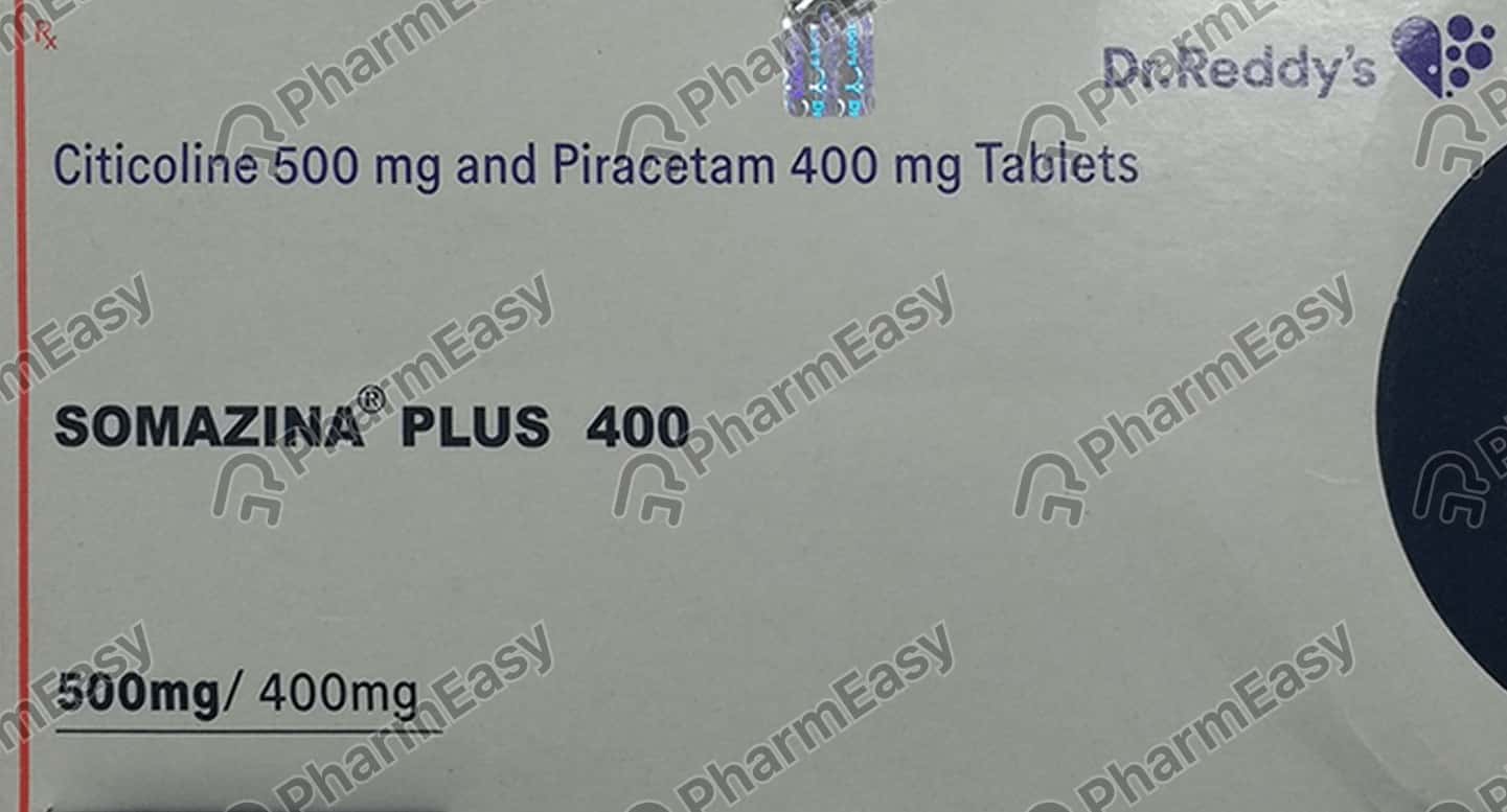 Somazina Plus 400mg Strip Of 10 Tablets: Uses, Side Effects, Price ...