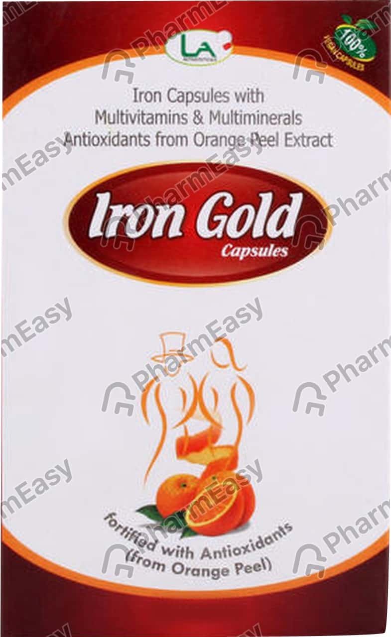 Buy Iron Gold Strip Of 10 Capsules Online at Flat 15% OFF | PharmEasy