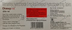 Donep-M Tablet: Uses, Side-effects, Price, Dosage & More Info - PharmEasy