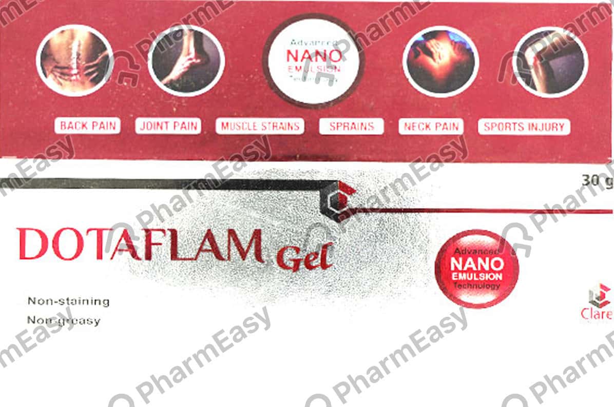 Buy Dotaflam Tube Of 30gm Gel Online at Flat 15% OFF | PharmEasy