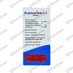 Pulmoclear Ls Bottle Of 100ml Syrup: Uses, Side Effects, Price & Dosage ...