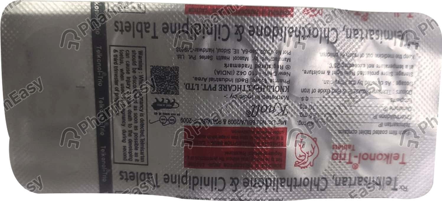 Tricinod 10/12.5mg Tablets 15'S: Uses, Side Effects, Price, Dosage ...