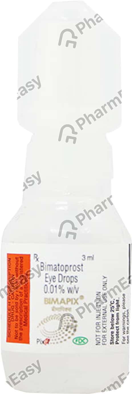 Bimapix 0.01 %W/V Eye Drop (3): Uses, Side Effects, Price & Dosage ...