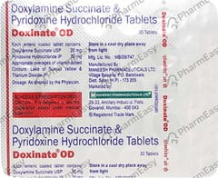 Doxinate Od Strip Of 30 Tablets: Uses, Side Effects, Price & Dosage ...