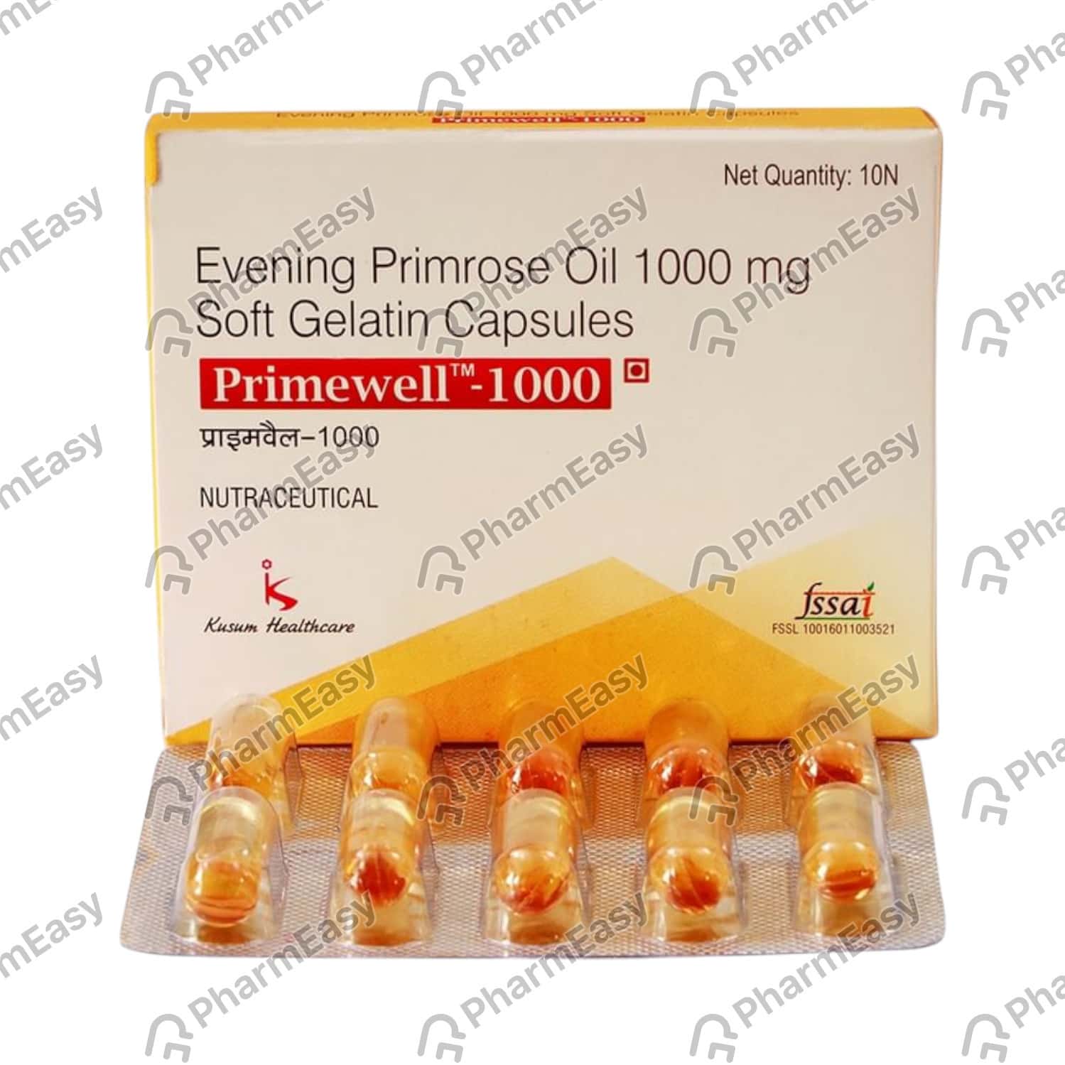 Primewell 1000 MG Capsule (10): Uses, Side Effects, Price & Dosage ...