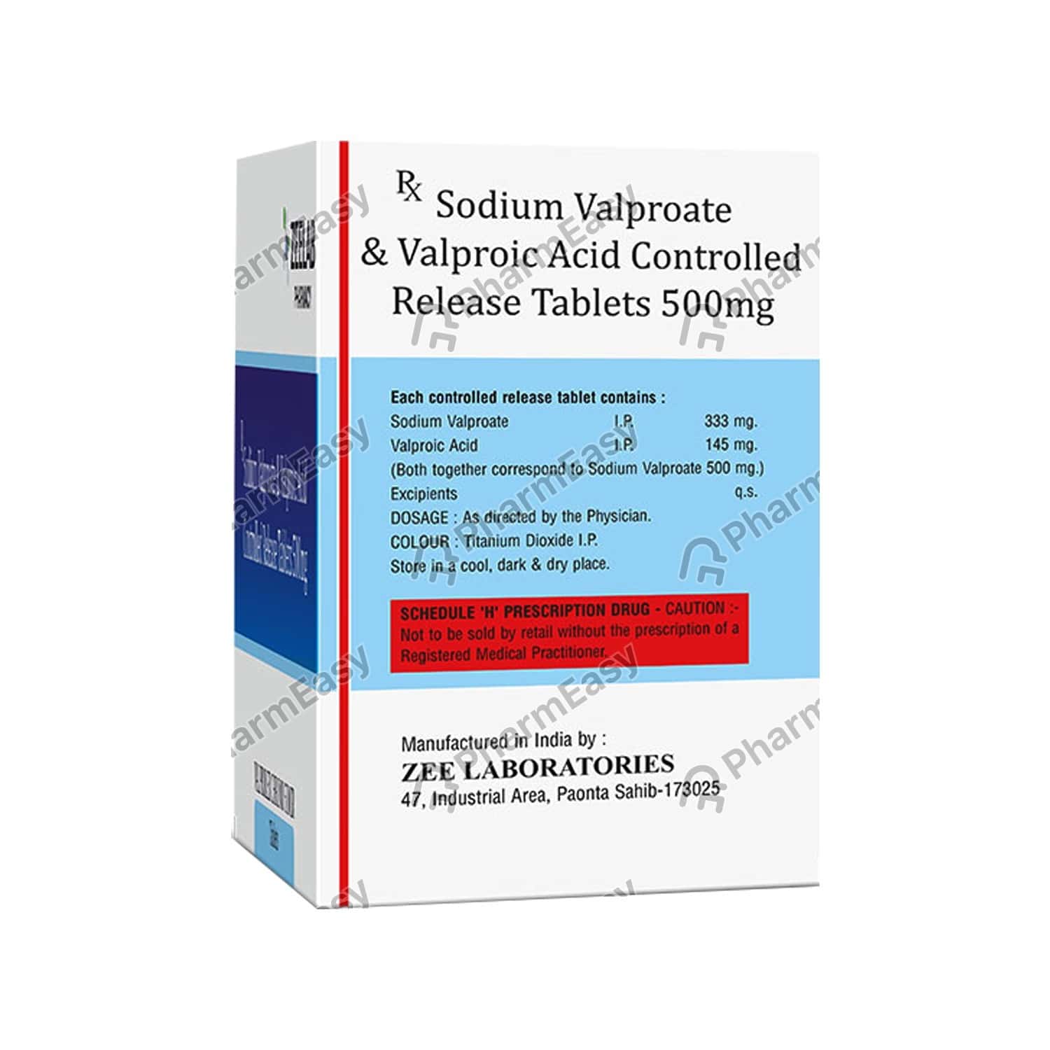 Buy Valprolex Chrono Cr 500 MG Tablet (10) Online at Flat 18% OFF ...