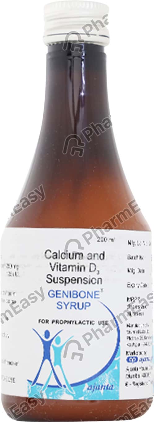 Genibone Syrup 200ml: Uses, Side Effects, Price & Dosage | PharmEasy