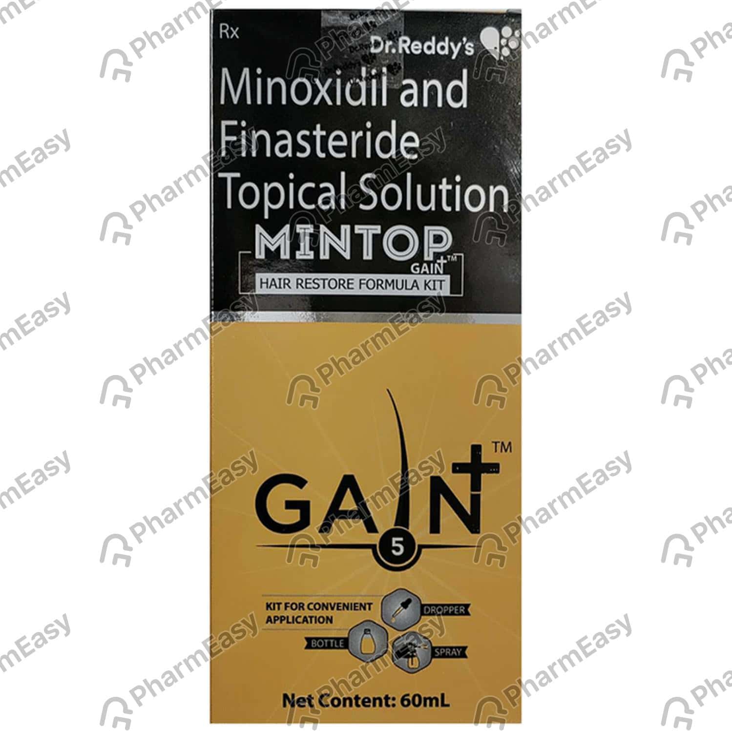 Mintop Gain Plus 5% Bottle Of 60ml Solution: Uses, Side Effects, Price ...