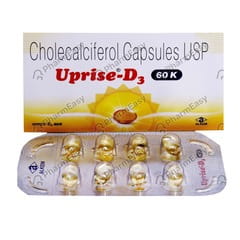 Uprise D3 60000 IU Capsule (8) - Uses, Side Effects, Dosage ...