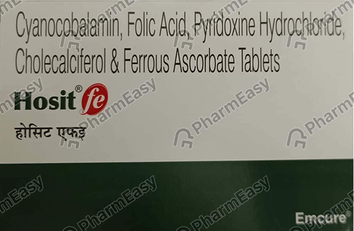 Buy Hosit Fe Strip Of 10 Tablets Online & Save Up to 24% at PharmEasy