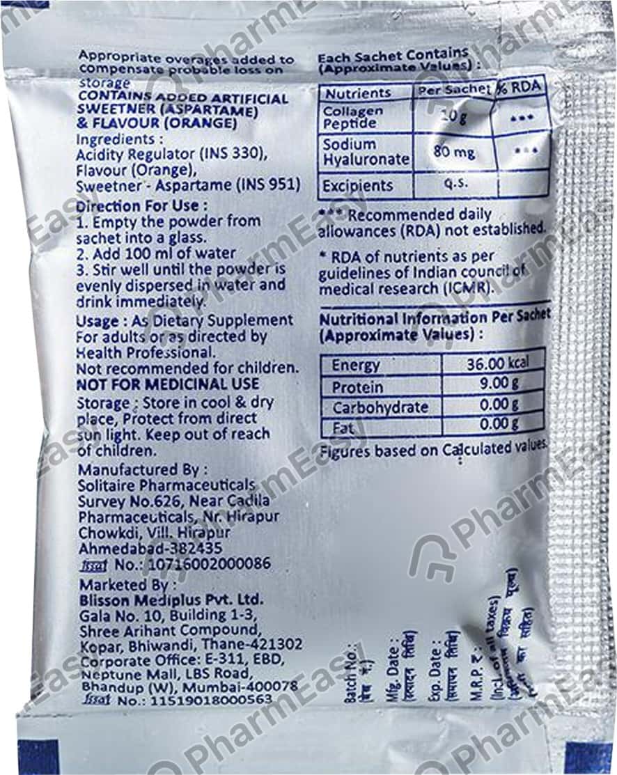 Buy Stiffgon Orange Flavour Sugar Free Sachet Of 10.2gm Powder Online ...