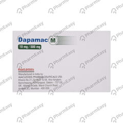 Dapamac M 10/500mg Strip Of 10 Tablets: Uses, Side Effects, Price ...