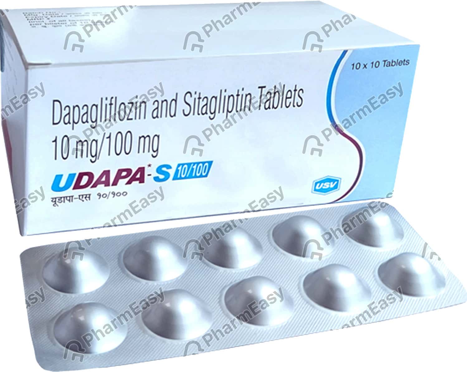 Udapa S 10/100mg Strip Of 10 Tablets: Uses, Side Effects, Price ...