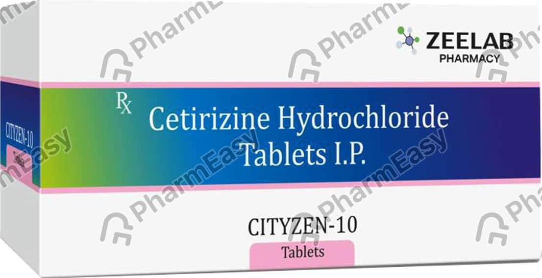 Cityzen 10 MG Tablet (10): Uses, Side Effects, Price & Dosage | PharmEasy